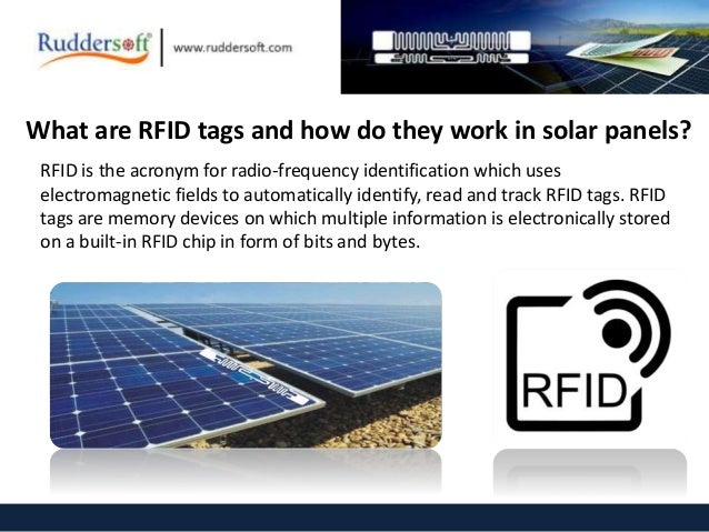 RFID for Solar Panels