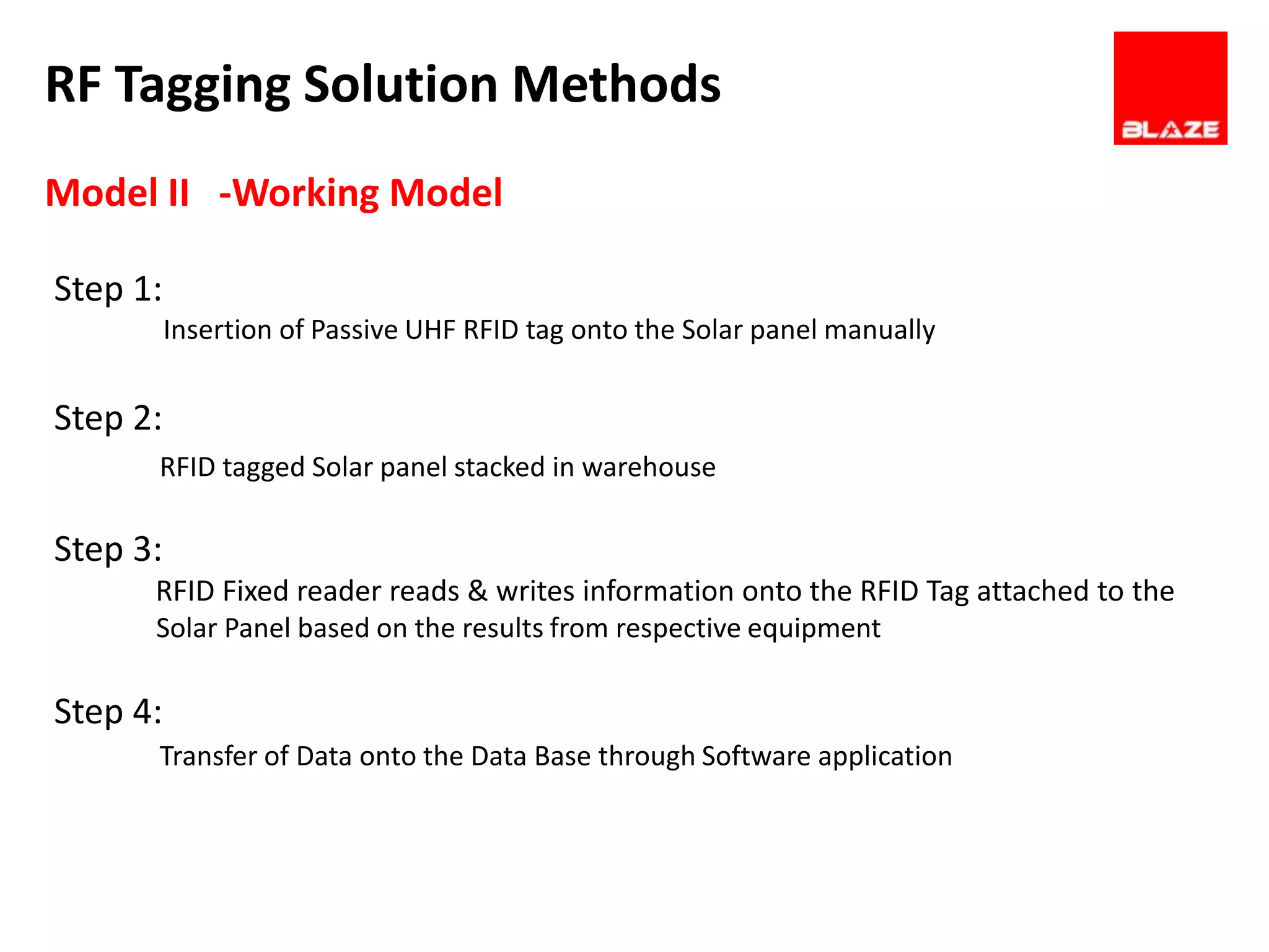 Rfid solution for solar panels | PPTX
