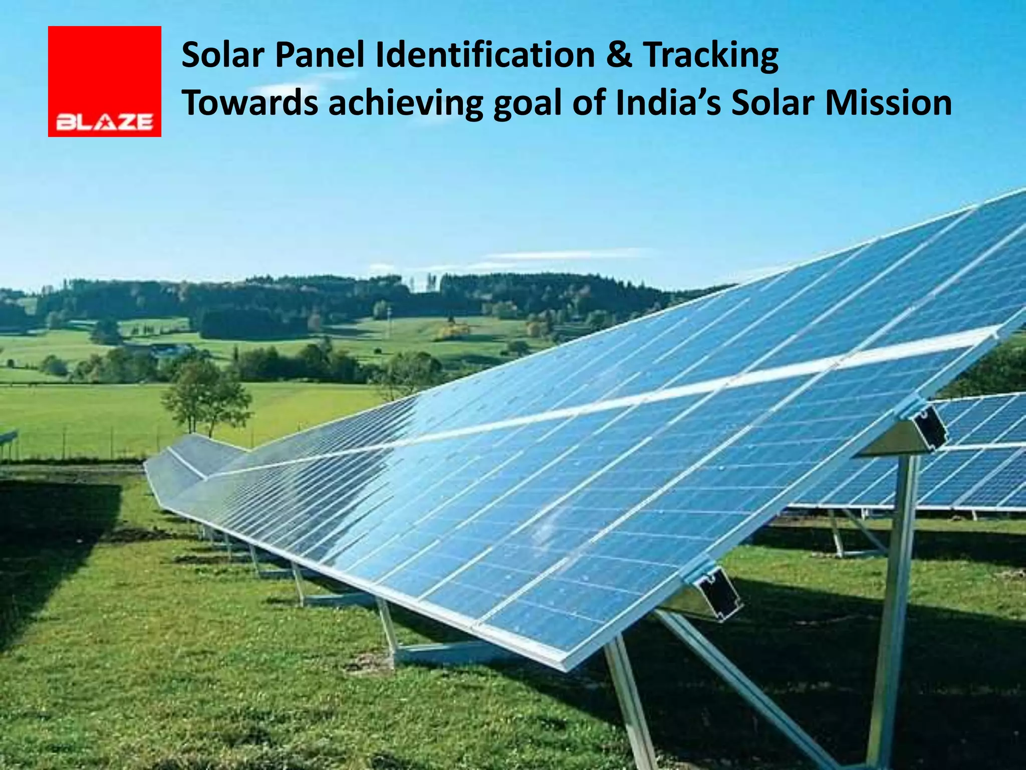 Rfid solution for solar panels | PPT