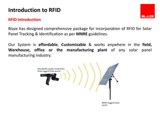 Rfid solution for solar panels | PPTX