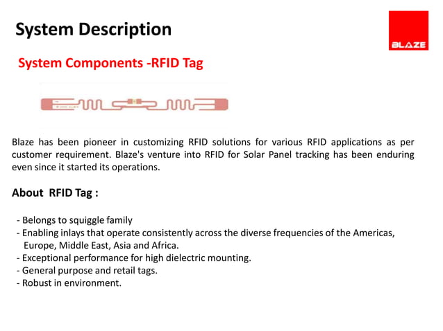 Rfid solution for solar panels | PPTX