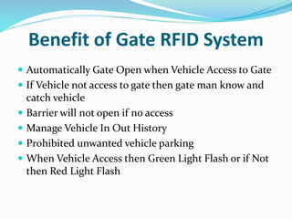 RFID Gate Management System | PPSX