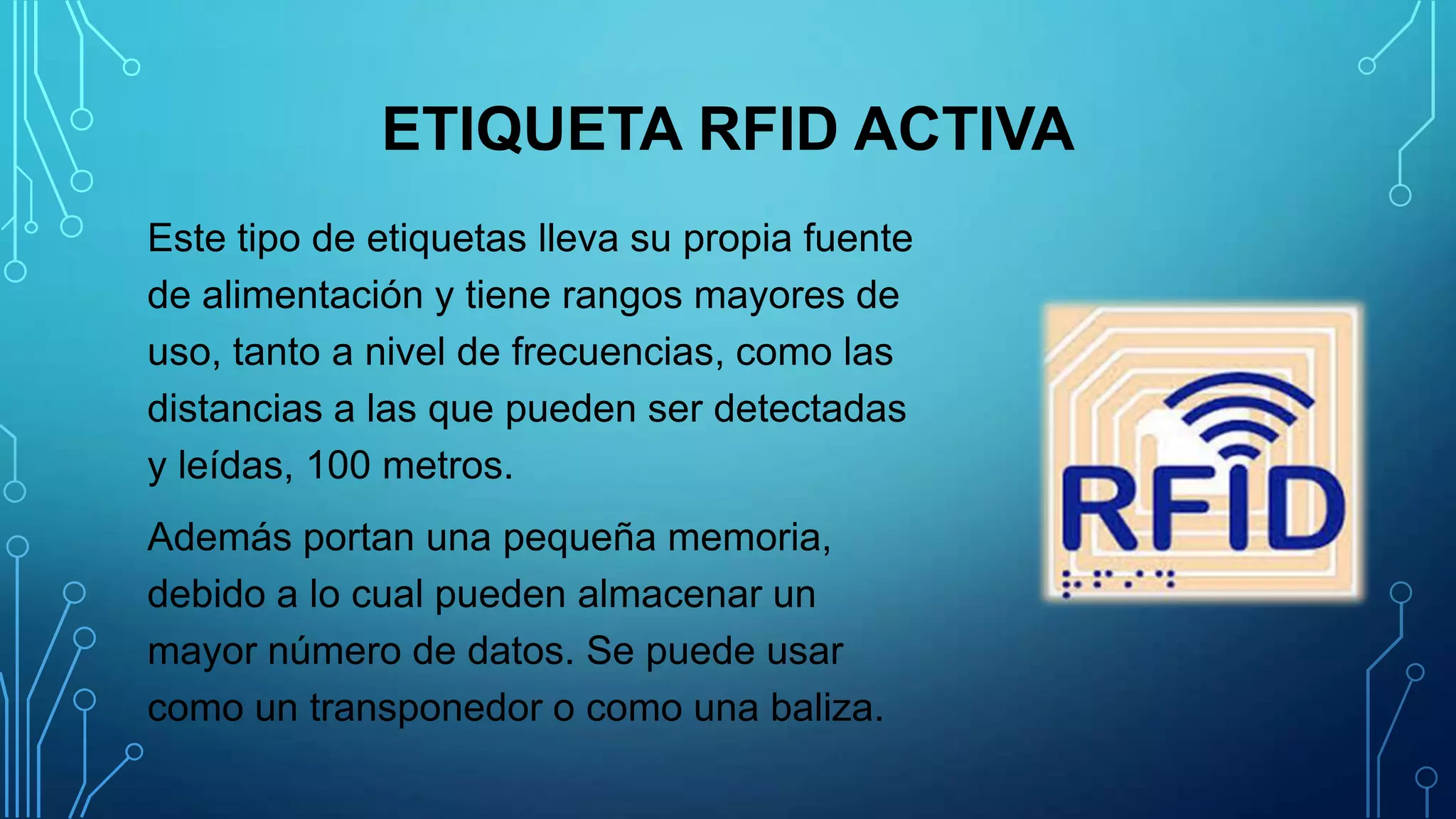 Rfid (identificacion por radiofrecuencia | PPT