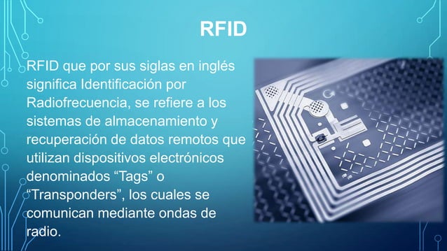 Rfid Identificacion Por Radiofrecuencia Ppt