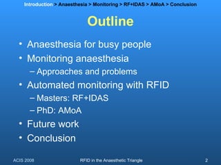 Rfid In Anaesthetic Triangle | PPT