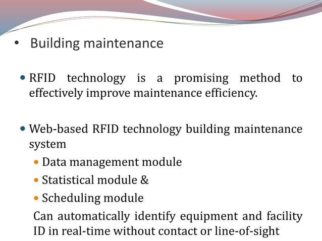 Rfid in construction | PPTX