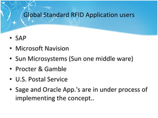 Rfid In Erp | PPT | Computing | Technology & Computing
