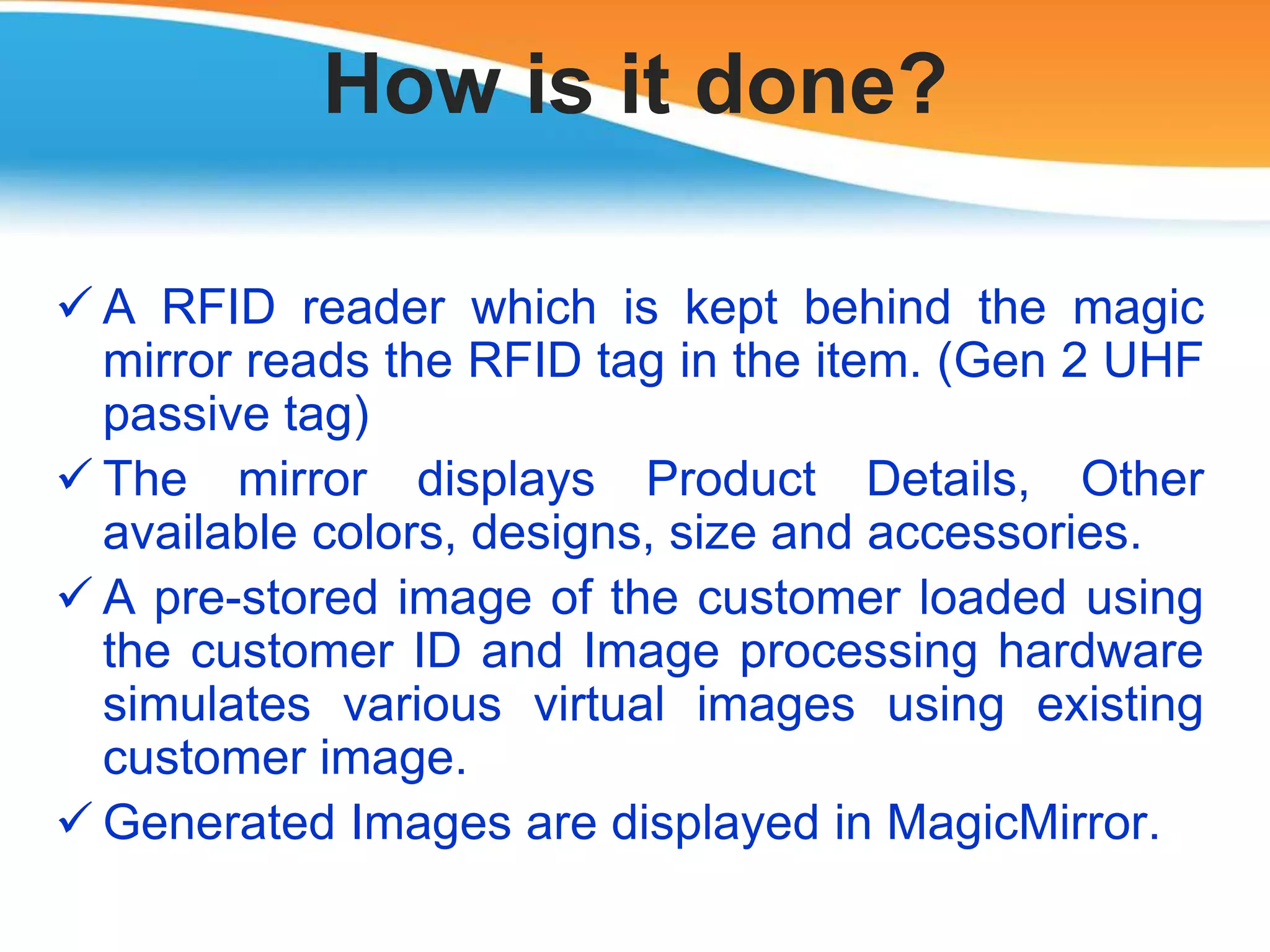 Application of RFID in Fashion Retail outlet | PPSX