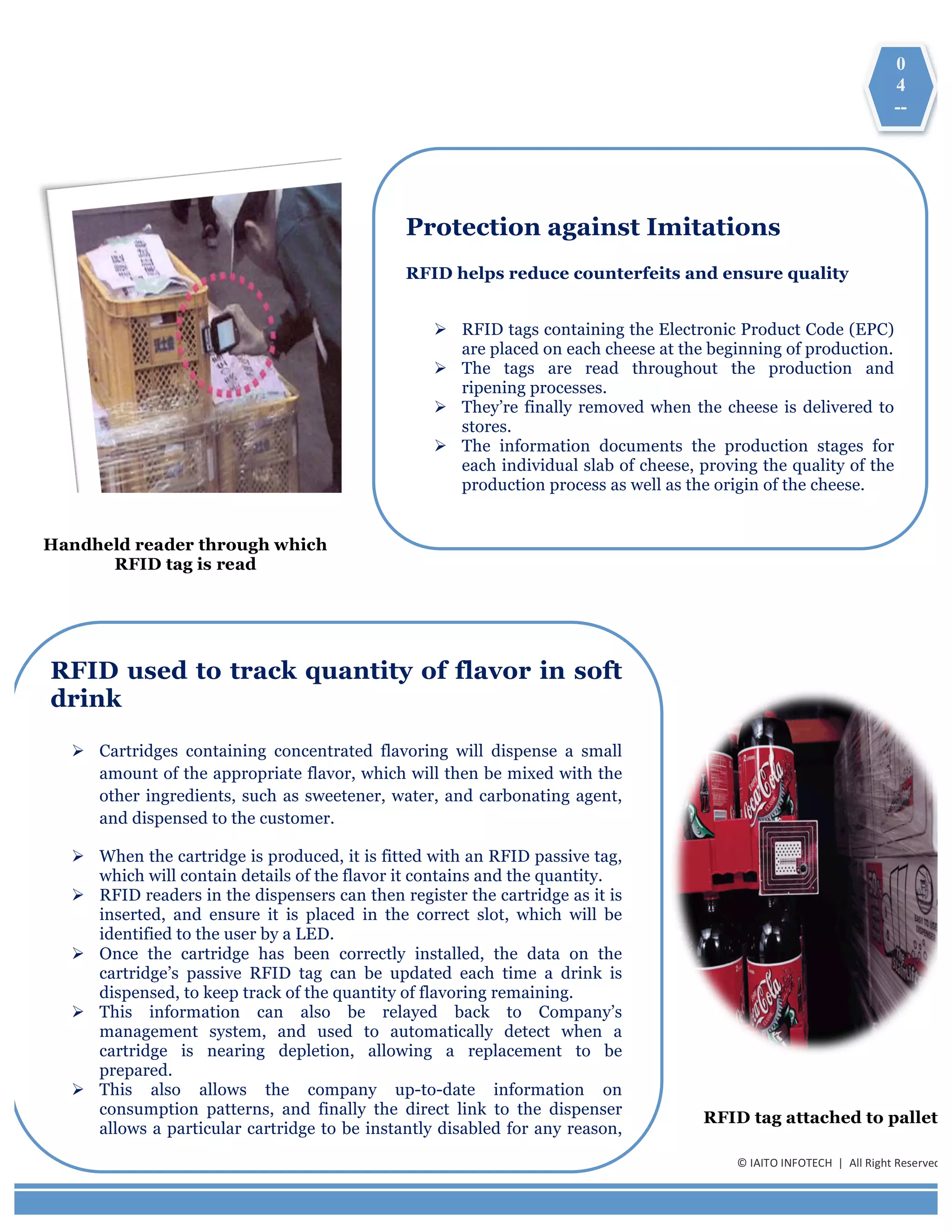 RFID in Food & Beverage Industry | PDF