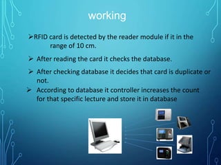 RFID BASED ATTENDANCE SYSTEM PPT | PPTX