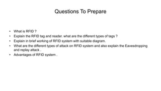 RFID (RADIO FREQUENCY IDENTIFICATION) | PPT