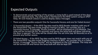 RFID based Access Control using 8051 Micro Controller | PPTX ...