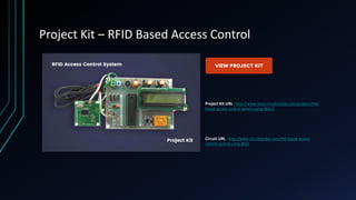 RFID based Access Control using 8051 Micro Controller | PPTX