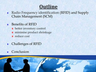 RFID Assisted Supply Chain Management System | PPTX