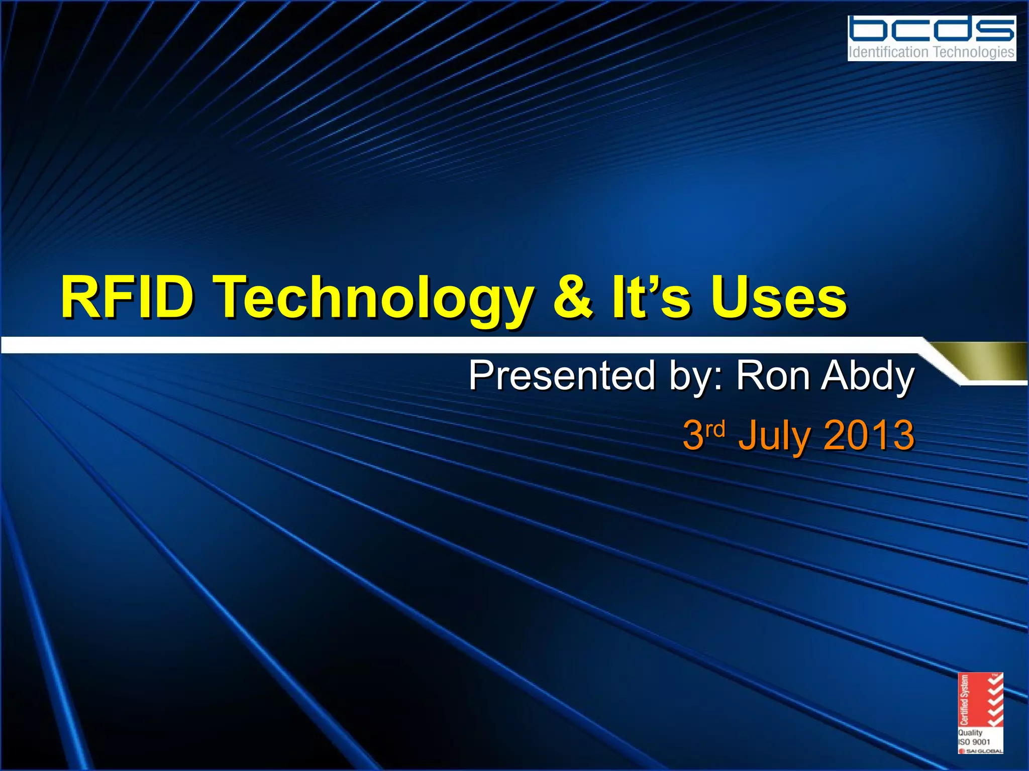 Rfid presentation | PPT