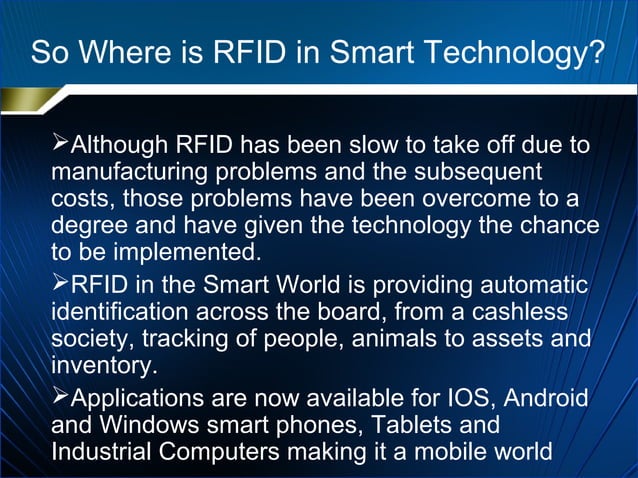 Rfid presentation | PPT