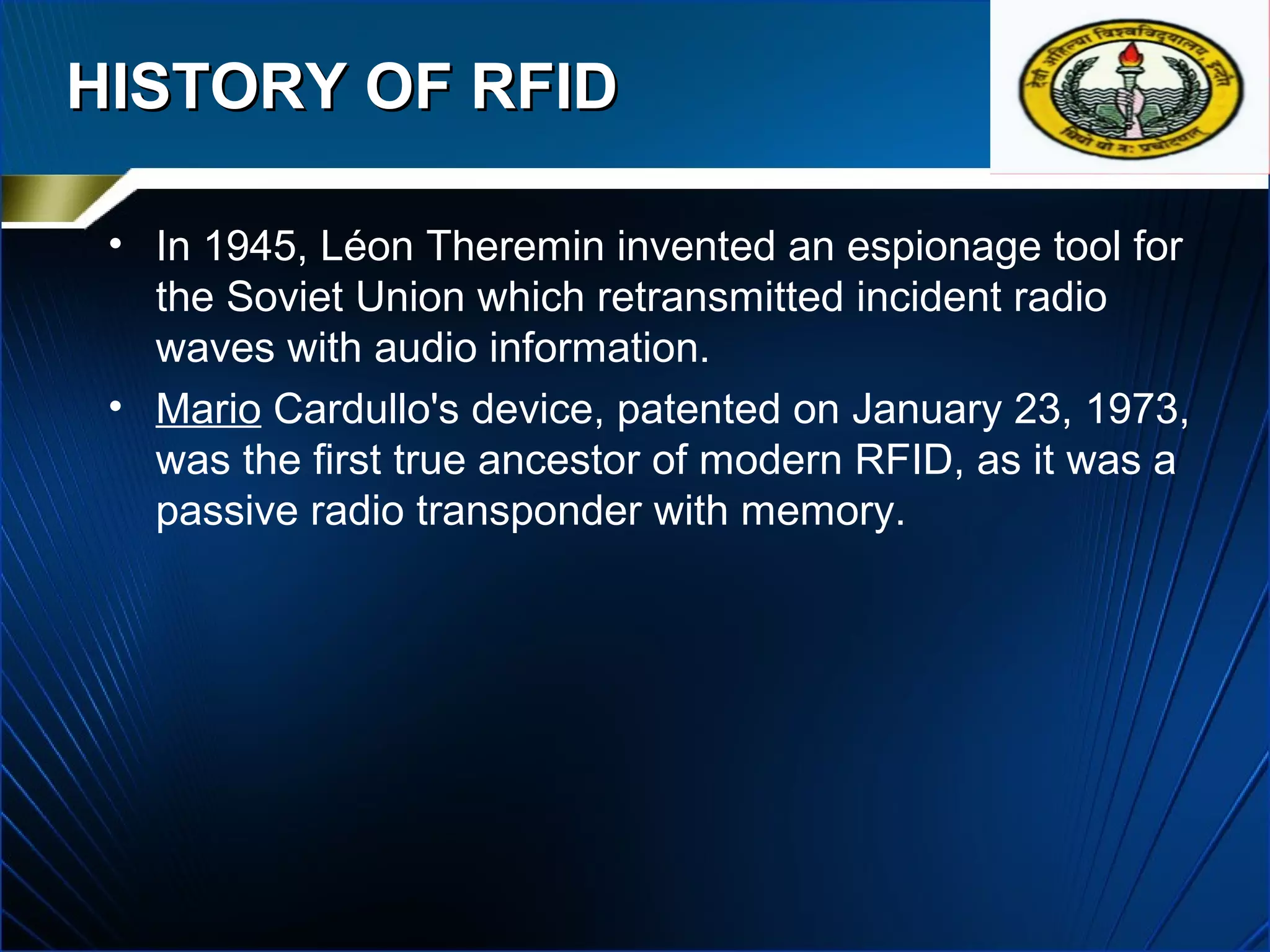 Rfid presentation | PPT
