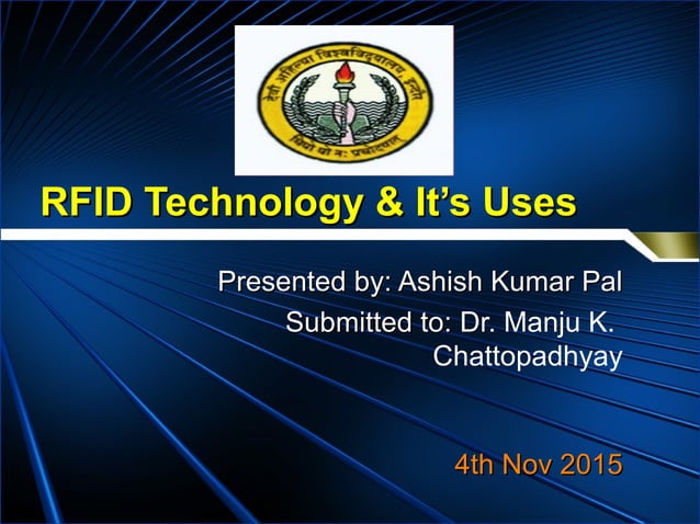 Rfid presentation | PPT | Computing | Technology & Computing