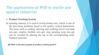 RFID in Textile | PPTX
