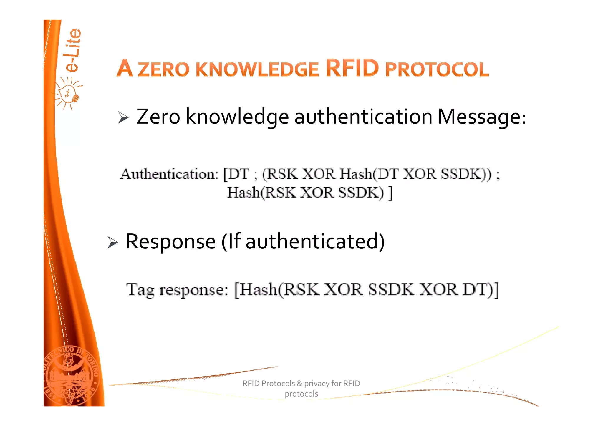 RFID Protocols and Privacy Models for RFID | PDF