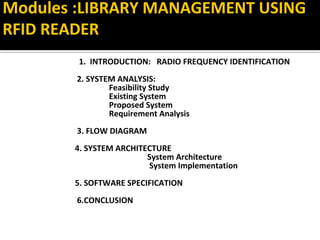 RFID in Assets and Library Management | PPT