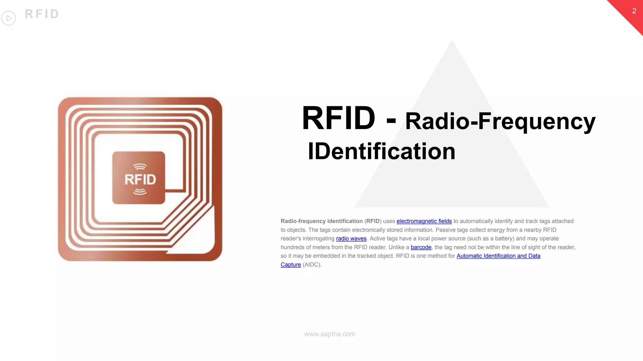 RFID Technology | PPTX | Technology & Computing