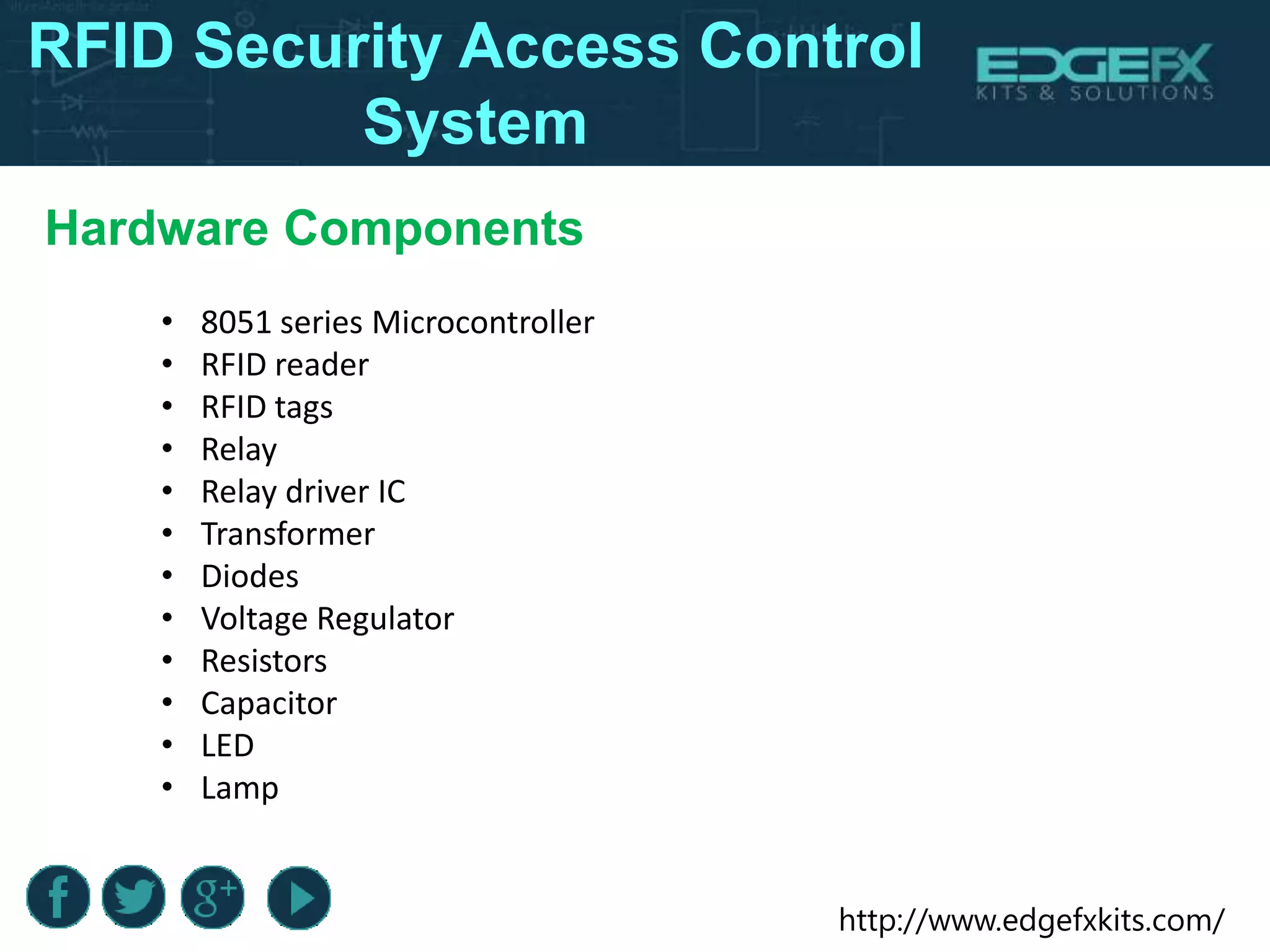 Rfid security access control system | PPTX