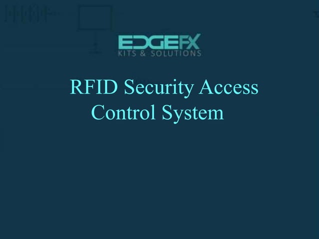 Rfid security access control system | PPTX