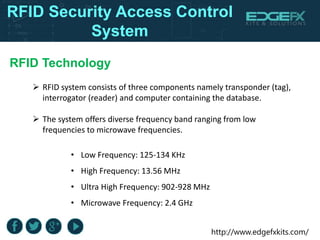 Rfid security access control system | PPTX