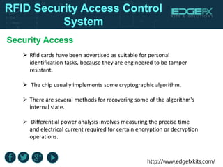 Rfid security access control system | PPTX