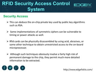 Rfid security access control system | PPTX