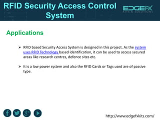Rfid security access control system | PPTX