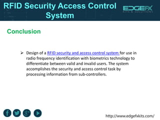 Rfid security access control system | PPTX