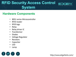 Rfid security access control system | PPTX