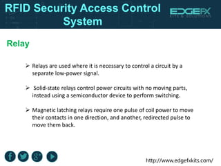 Rfid security access control system | PPTX