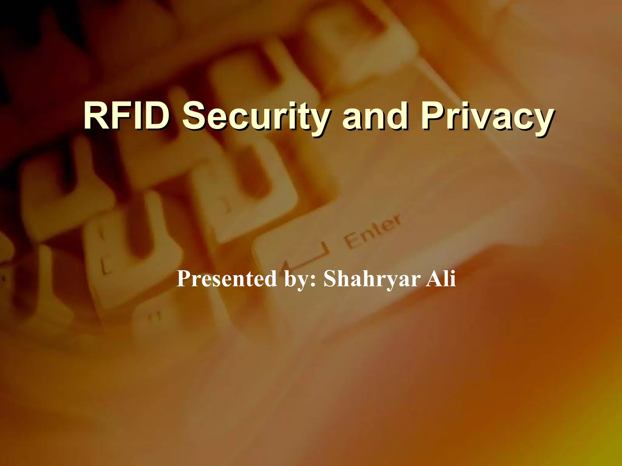 RFID Security and Privacy Research | PPT