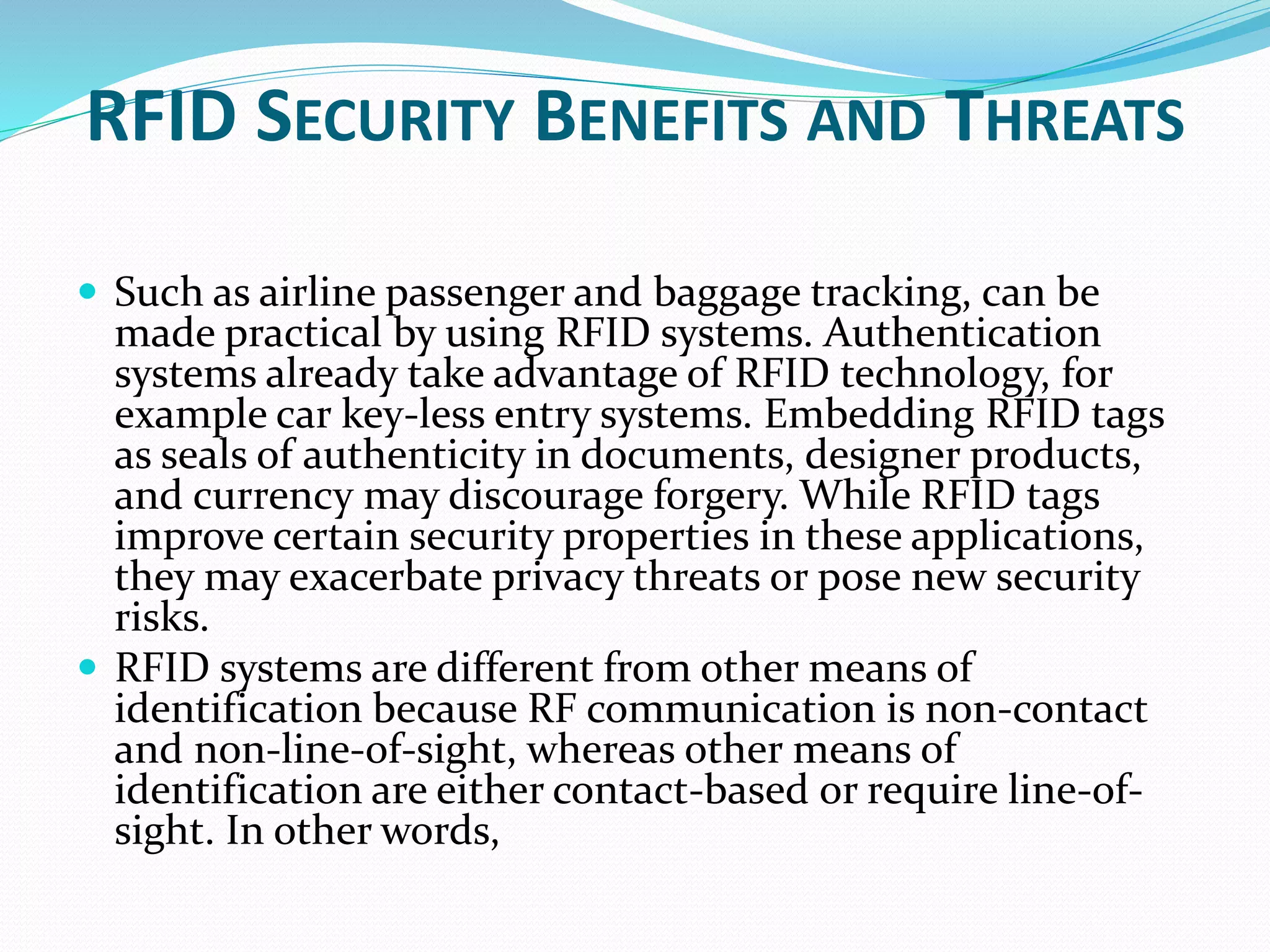 RFID security ppt | PPTX
