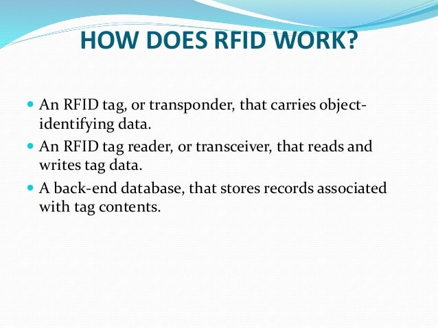 Rfid Working Principle