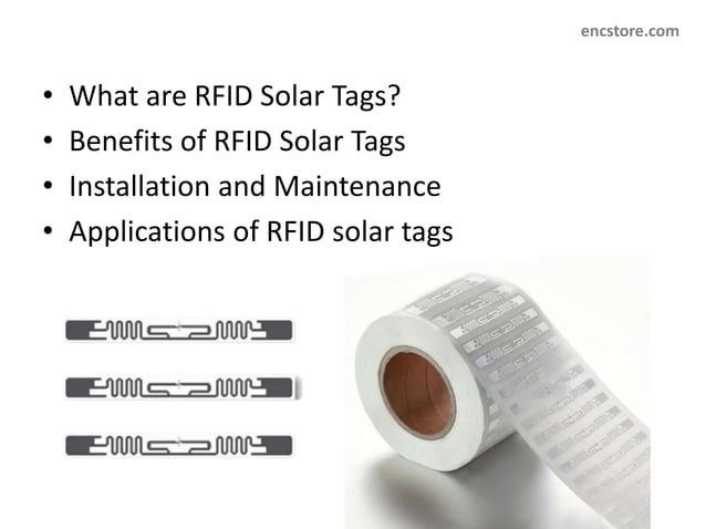 RFID Solar Tags Solution for Solar Panel.pptx | Computing | Technology ...
