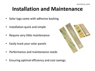 RFID Solar Tags Solution for Solar Panel.pptx | Computing | Technology ...