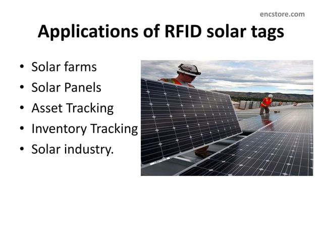 RFID Solar Tags Solution for Solar Panel.pptx | Computing | Technology ...
