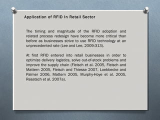 RFID in retail sector | PPT