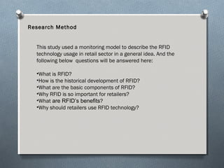 RFID in retail sector | PPT
