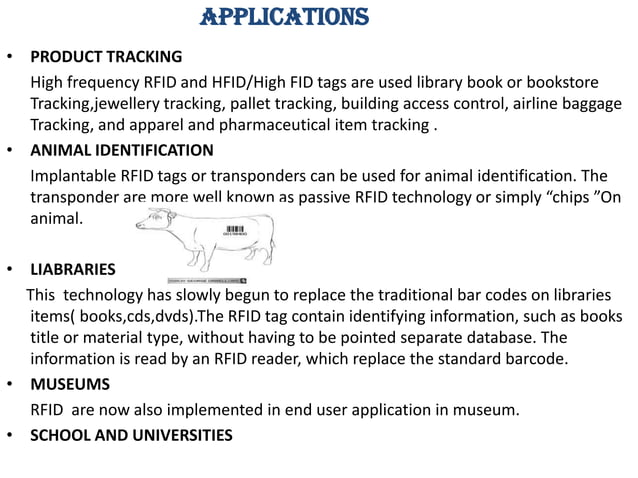 Rfid technology | PPTX | Technology & Computing