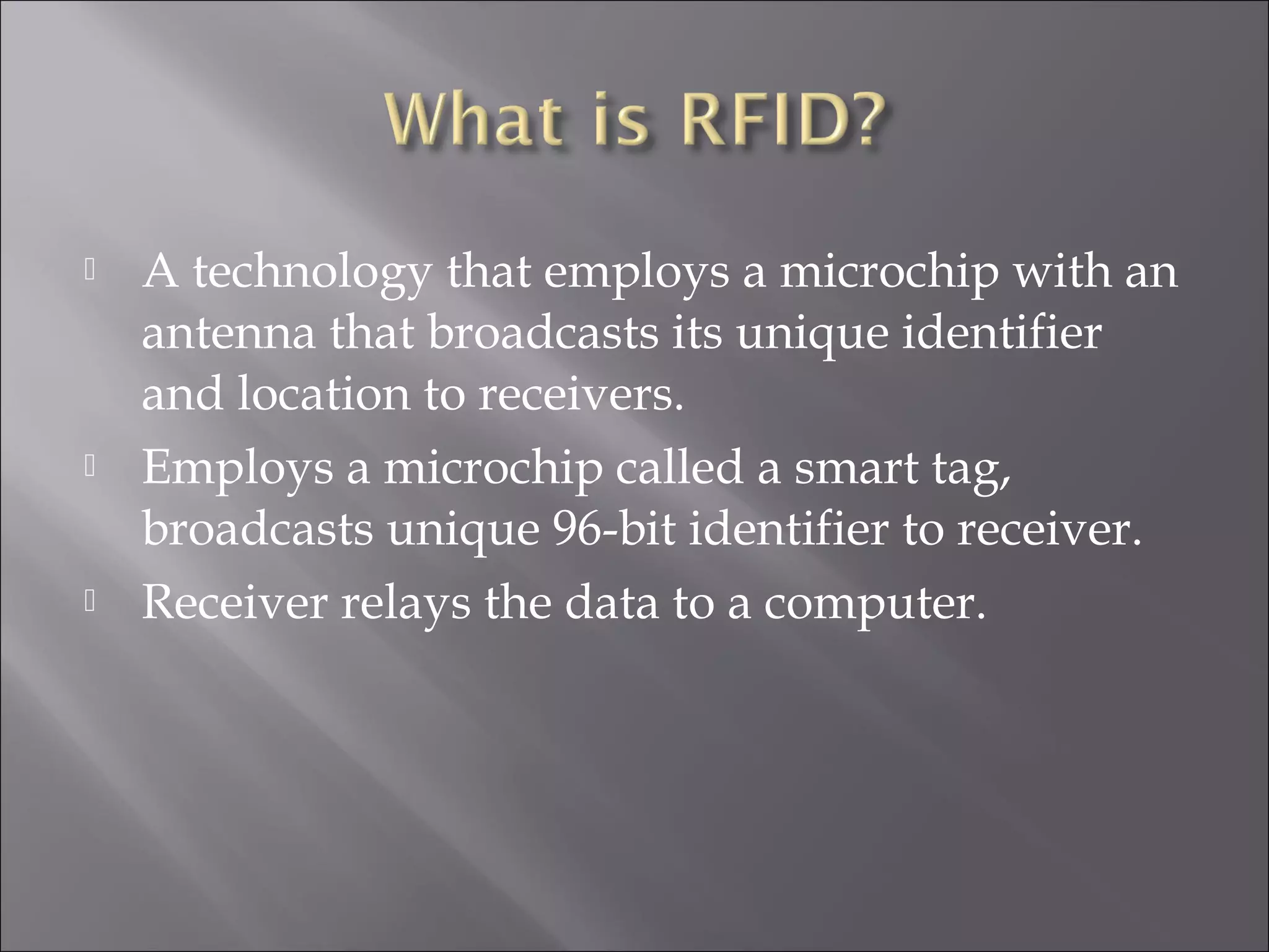 Rfid technology | PPT