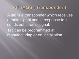 RFID Technology in Food Systems | PPTX