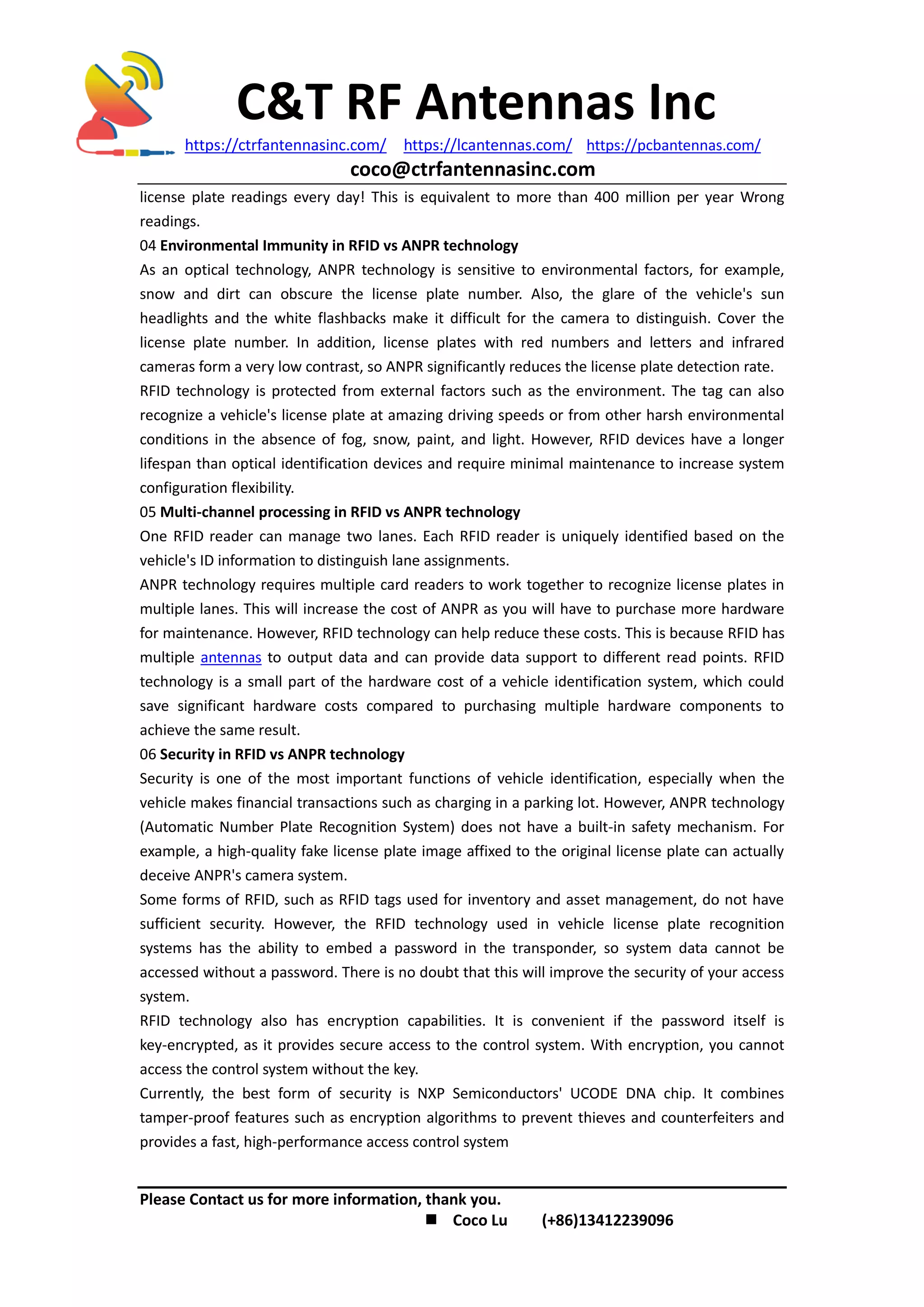 RFID vs ANPR Technology | PDF