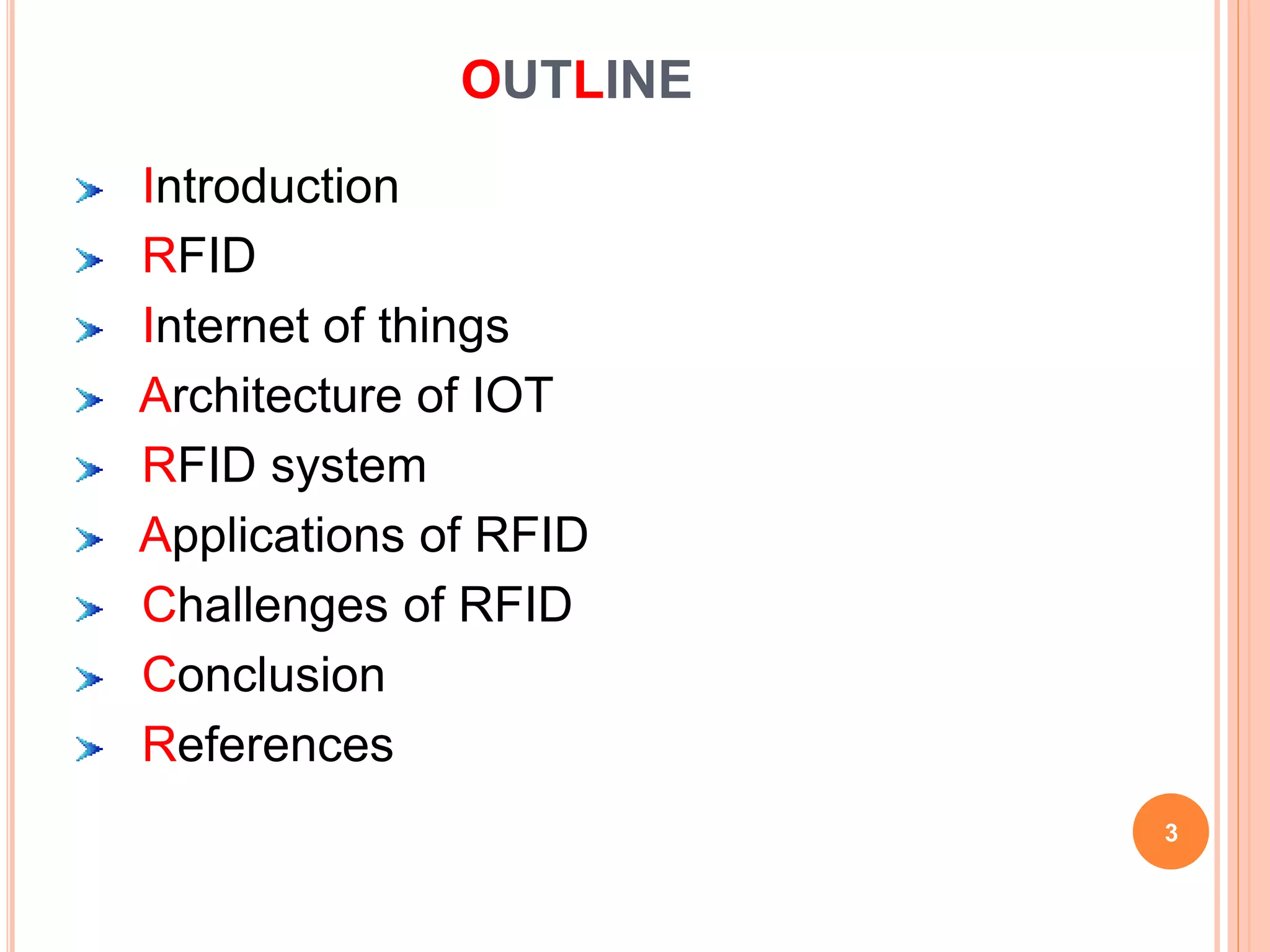 RFID with INTERNET OF THINGS | PPTX