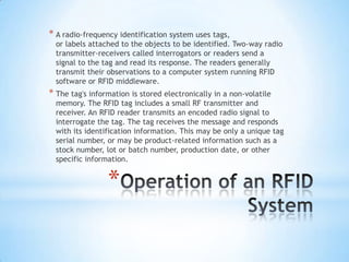 Rfid Work Without Video | PPT