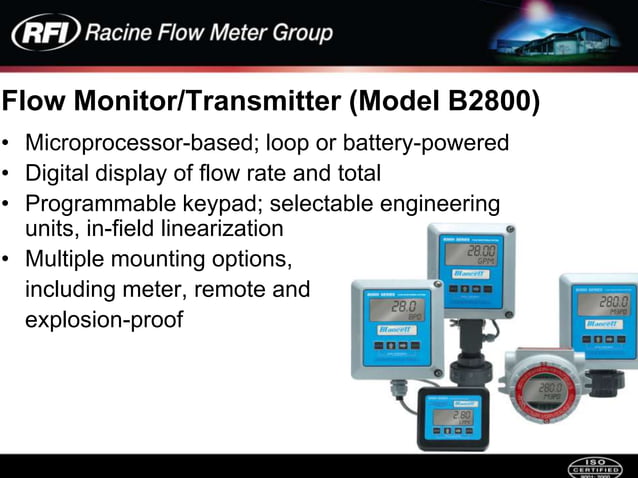Rfi Flow Meter Product Guide | PPT